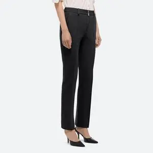 Helmut Lang Slim Zip Cigarette Pants - Black