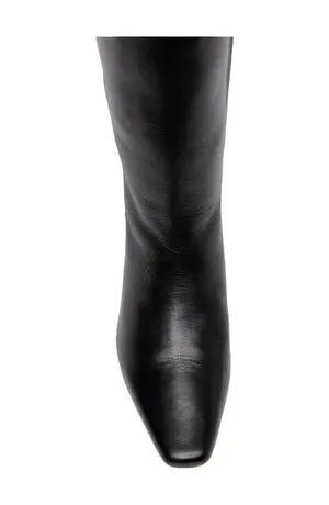 Paige Ansley Kitten Heel Knee High Boots - Black