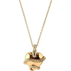 ASTOR & ORION Wise Heart Charm Pendant Necklace - Gold