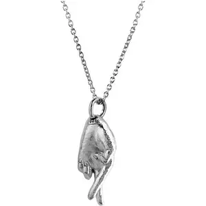 ASTOR & ORION Good Luck Charm Pendant Necklace - Silver
