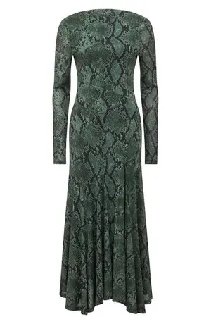 navy blue dress for baby girl Tammy Asymmetric Hem Midi Dress main image 1