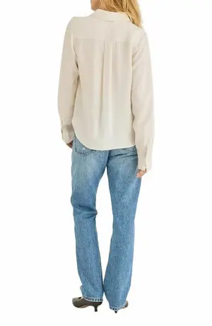 Rebecca Taylor Mia Floral Appliqué Top