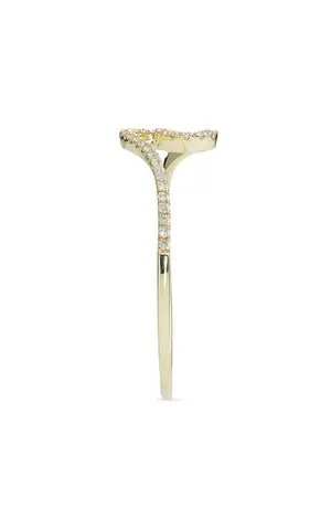 Meira T Diamond Wave Ring - Yellow