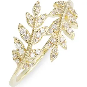 Meira T Diamond Leaf Ring - Yellow