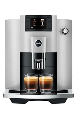 JURA E6 Automatic Coffee Machine - Silver