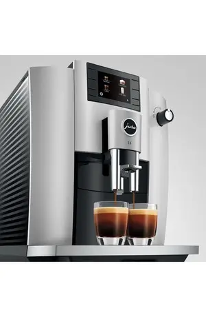 JURA E6 Automatic Coffee Machine - Silver