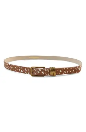 PETIT MOMENTS Bambi Calf Hair Belt - Gold