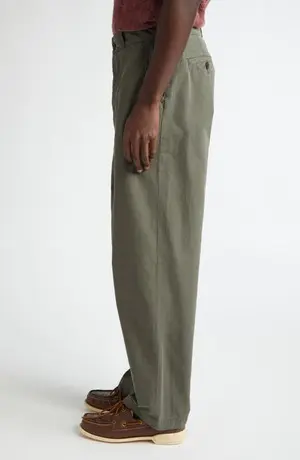 THE ELDER STATESMAN Norm Workwear Wide Leg Pants