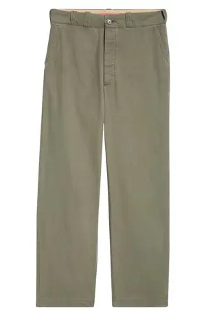 THE ELDER STATESMAN Norm Workwear Wide Leg Pants