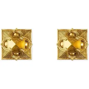 ASTOR & ORION Pyramid Stud Earrings - Gold