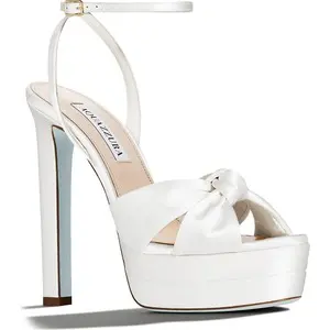 AQUAZZURA Cupid Bridal Platform Sandals - White