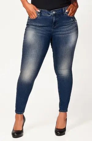 SLINK JEANS Ankle Skinny Jeans - Sienna