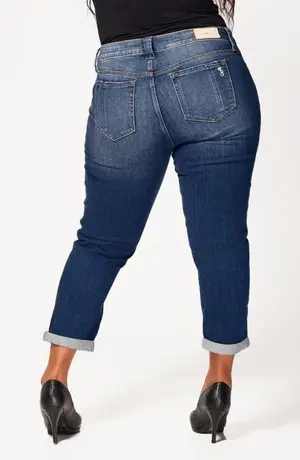 SLINK JEANS Relaxed Fit Boyfriend Jeans