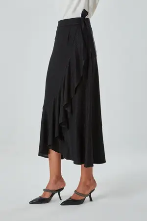 MIZALLE Ruffle Skirt