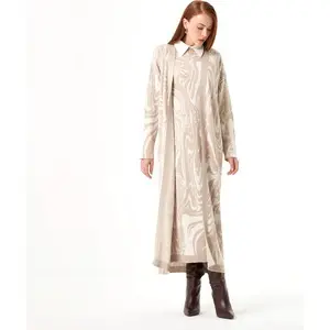 MIZALLE Embroidered Cardigan