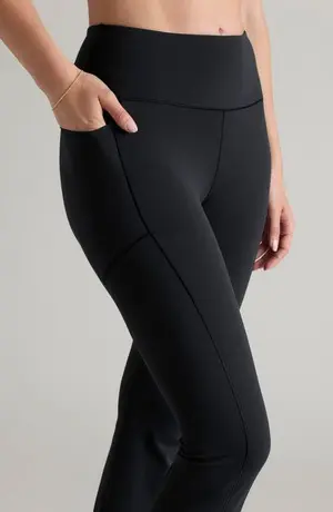 RHONE Revive Pocket Flare Leggings - Black