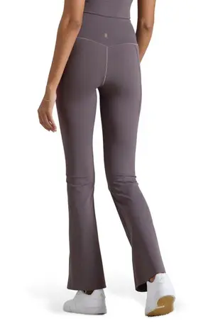 RHONE Revive Pocket Flare Leggings - Grey Lilac