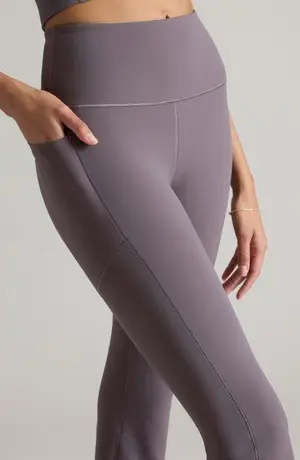 RHONE Revive Pocket Flare Leggings - Grey Lilac