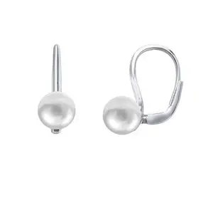 DONATELLO GIAN Sterling Lever-back Ball Earrings - Silver