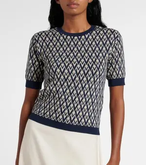 Valentino Garavani Toute La V Virgin Wool Sweater
