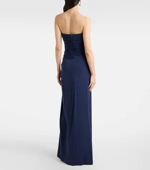 Simkhai Emma Draped Gown - Blue