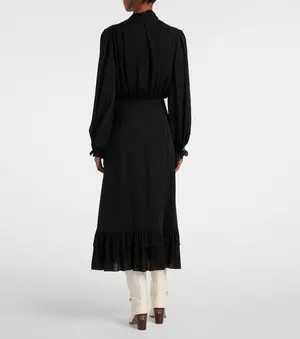 Valentino Garavani Silk Georgette Midi Dress