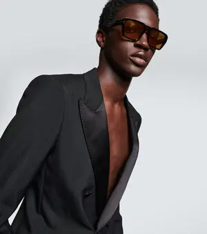 TOM FORD Redford Square Frame Sunglasses