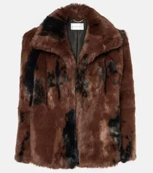 Victoria Beckham Faux Fur Jacket