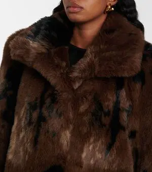 Victoria Beckham Faux Fur Jacket