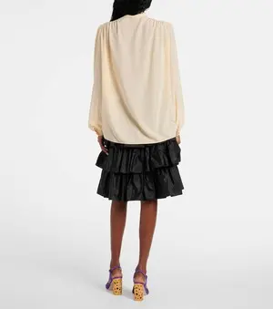 Valentino Garavani Silk Crepe De Chine Shirt