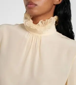 Valentino Garavani Silk Crepe De Chine Shirt