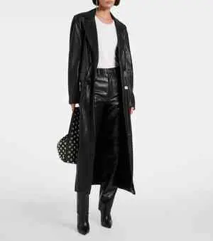 AGOLDE 90's Pinch Waist High-rise Straight Pants - Black