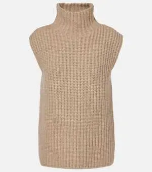 THE ROW Ilena Cashmere And Silk Top - Beige