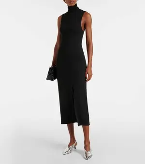 Vince Turtleneck Midi Dress