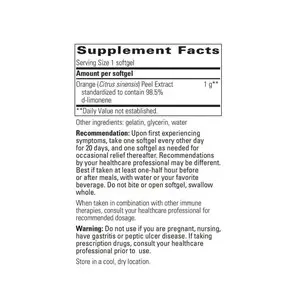 INTEGRATIVE THERAPEUTICS D-limonene 10 Softgels