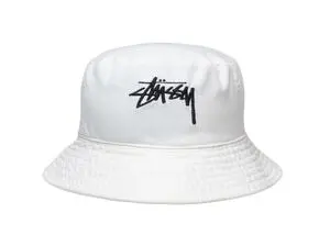 StÜssy Big Stock Bucket Hat - Natural