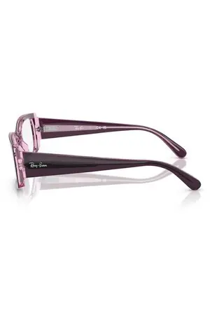 Ray-ban Miriam 54mm Square Eyeglasses - Violet