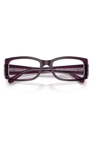 Ray-ban Miriam 54mm Square Eyeglasses - Violet
