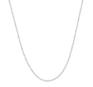 DONATELLO GIAN Sterling 2.5mm Figaro Necklace - Silver