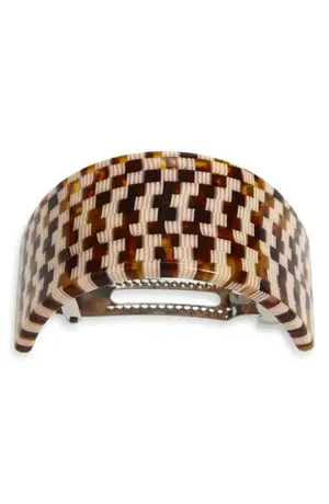 MACHETE MACHETE French Pony Barrette Tortoise Checker