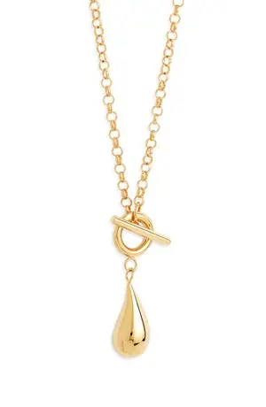 SOKO Maxi Dash Pendant Necklace - Gold