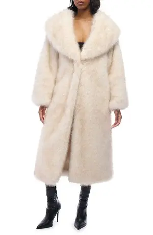 AZALEA WANG Faux Fur Coat