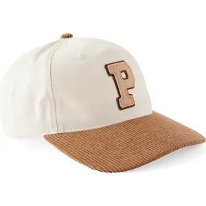 COTTON ON 5 Panel Cap - Bone Brown P
