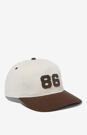 COTTON ON 5 Panel Cap Bonechocolate86