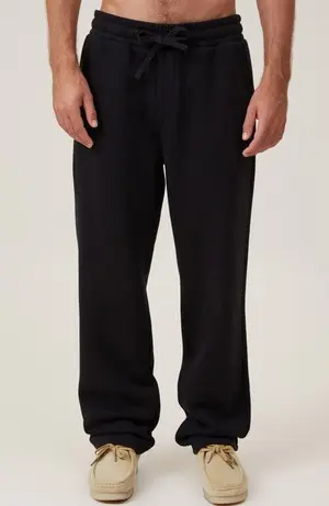 COTTON ON Relaxed Track Pant - Black