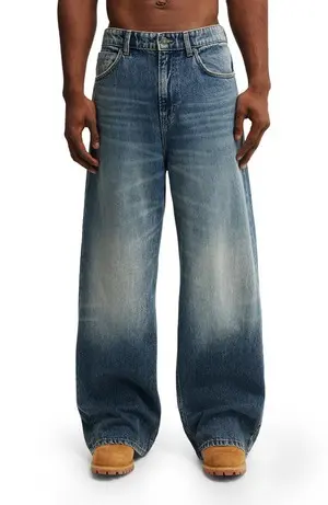 COTTON ON Super Baggy Jeans - Vice Blue