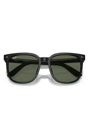 Ray-ban 55mm Square Frame Sunglasses - Black