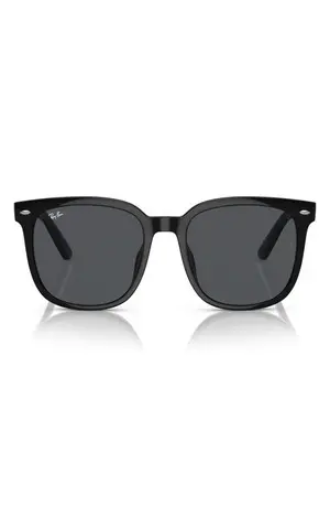Ray-ban 55mm Square Frame Sunglasses - Dark Grey