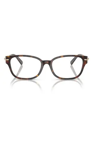 Tiffany & Co. 54mm Pillow Eyeglasses - Havana