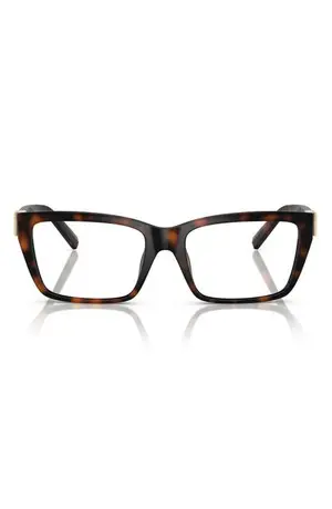 Tiffany & Co. 54mm Pillow Optical Glasses - Havana